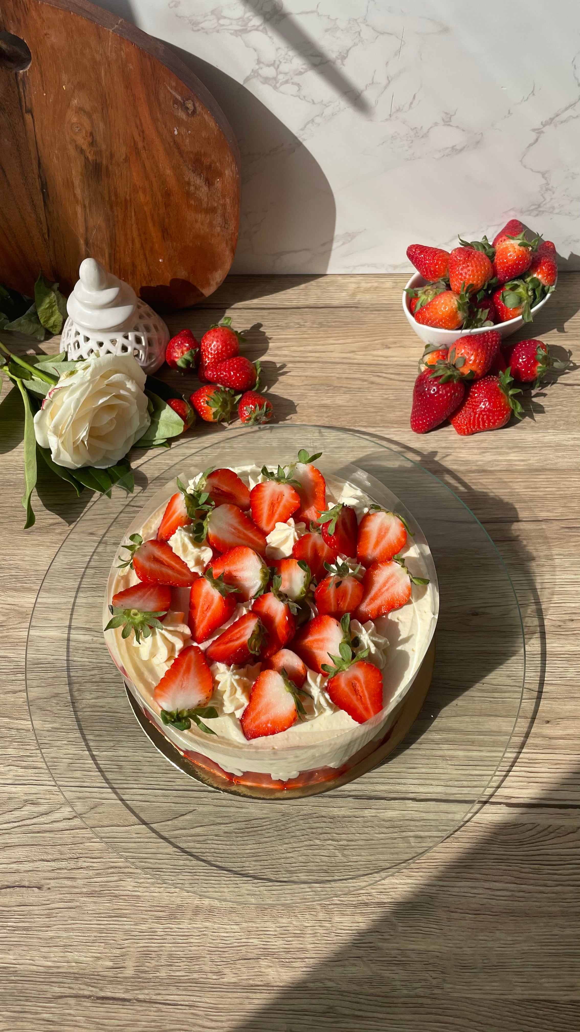 Fraisier - Strawberry Cake – Grué Pastry